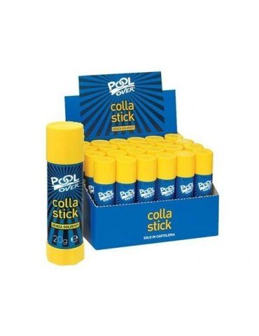 Colla Stick Pool Over 20 Grammi Confezione 24 Pezzi - Online e Torino